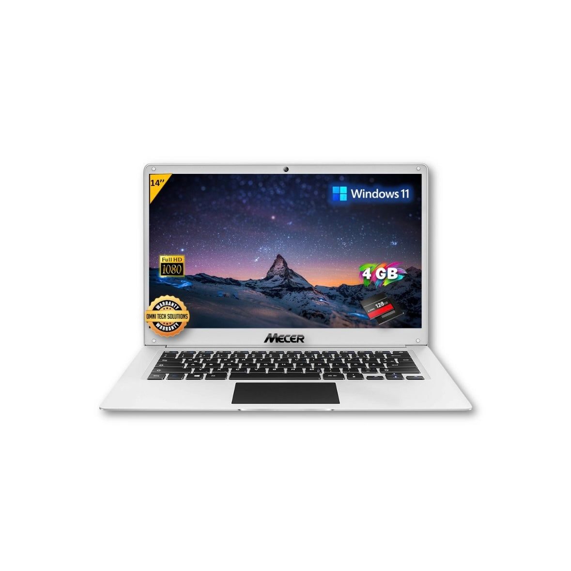 Mecer Notebook Best Laptop for Primary Students-14"Inch 4GB 128GB eMMC ...